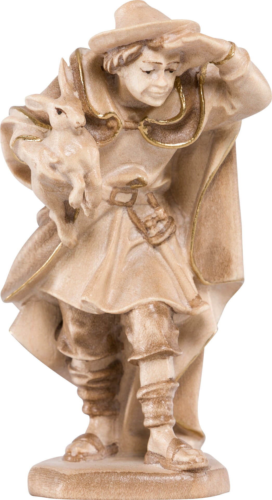 Standing Shepherd with Rabbit