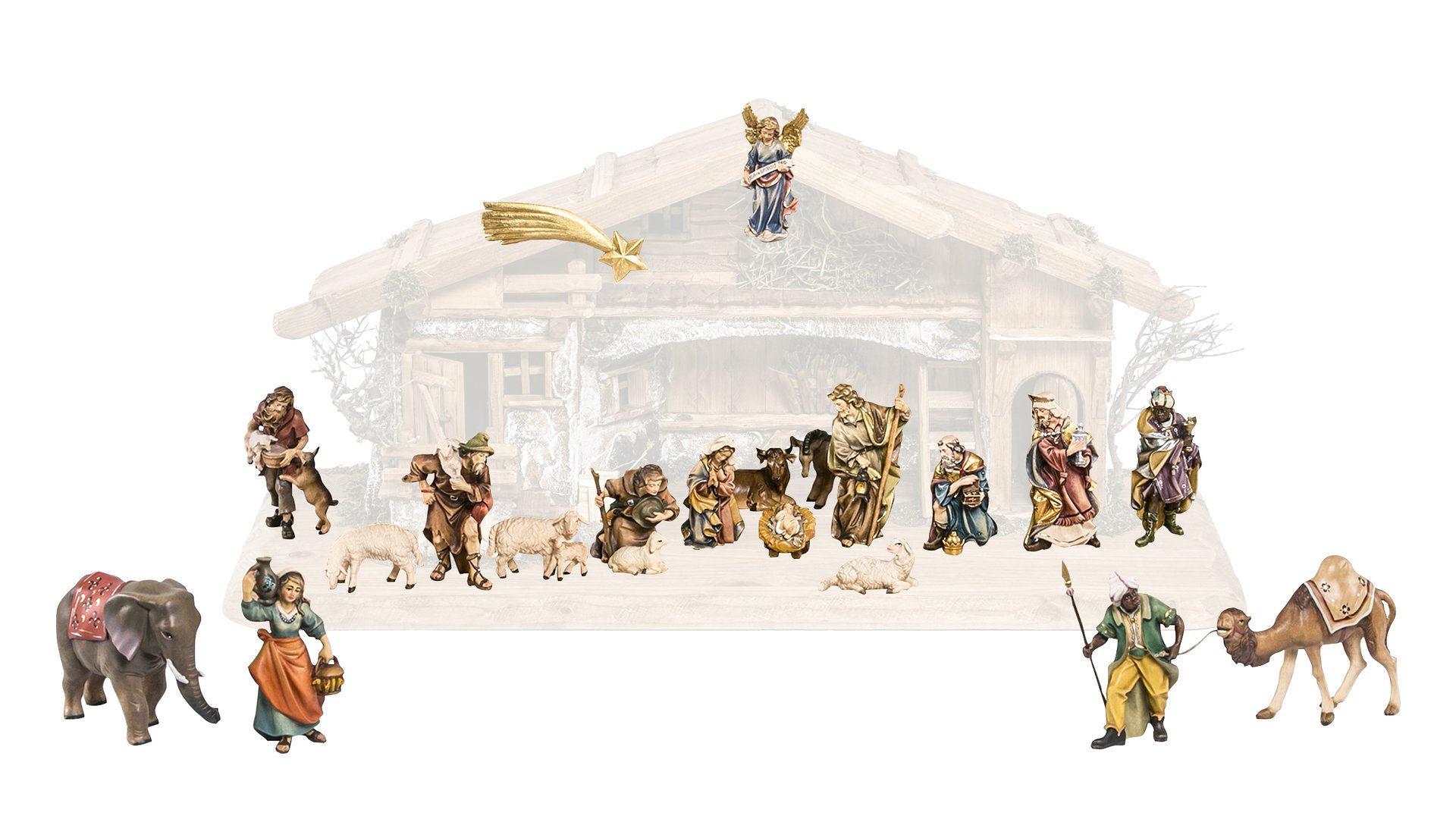 Krippenfiguren Set aus Holz » Jetzt bestellen