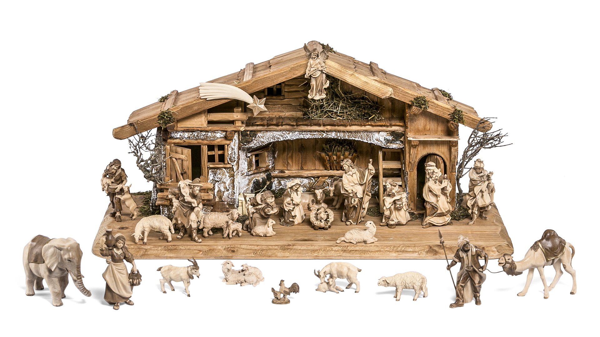 Set 25 pieces with stable