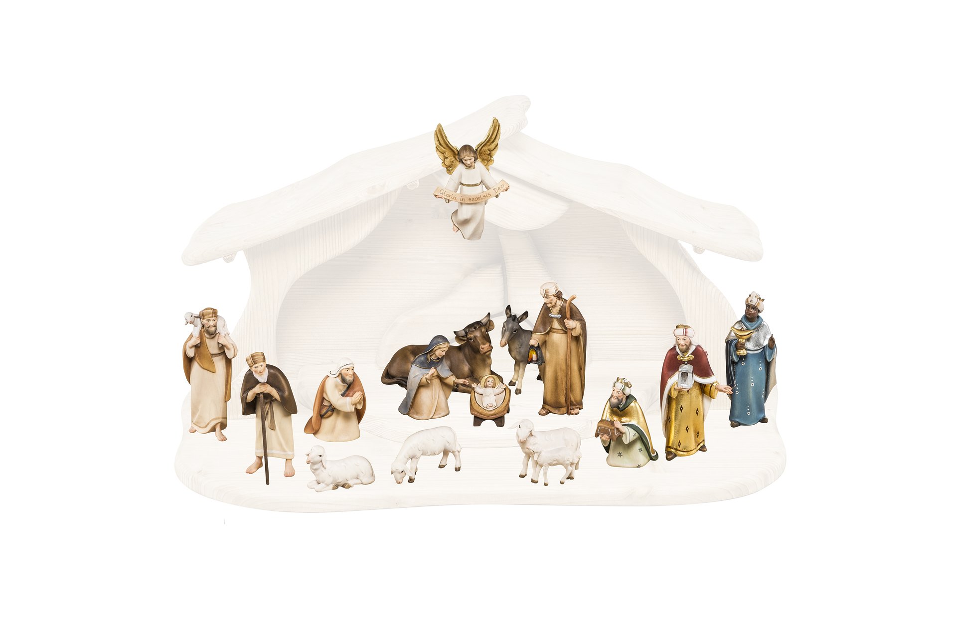 Set 15-teilig - Lignoma-Krippe Orientalisch