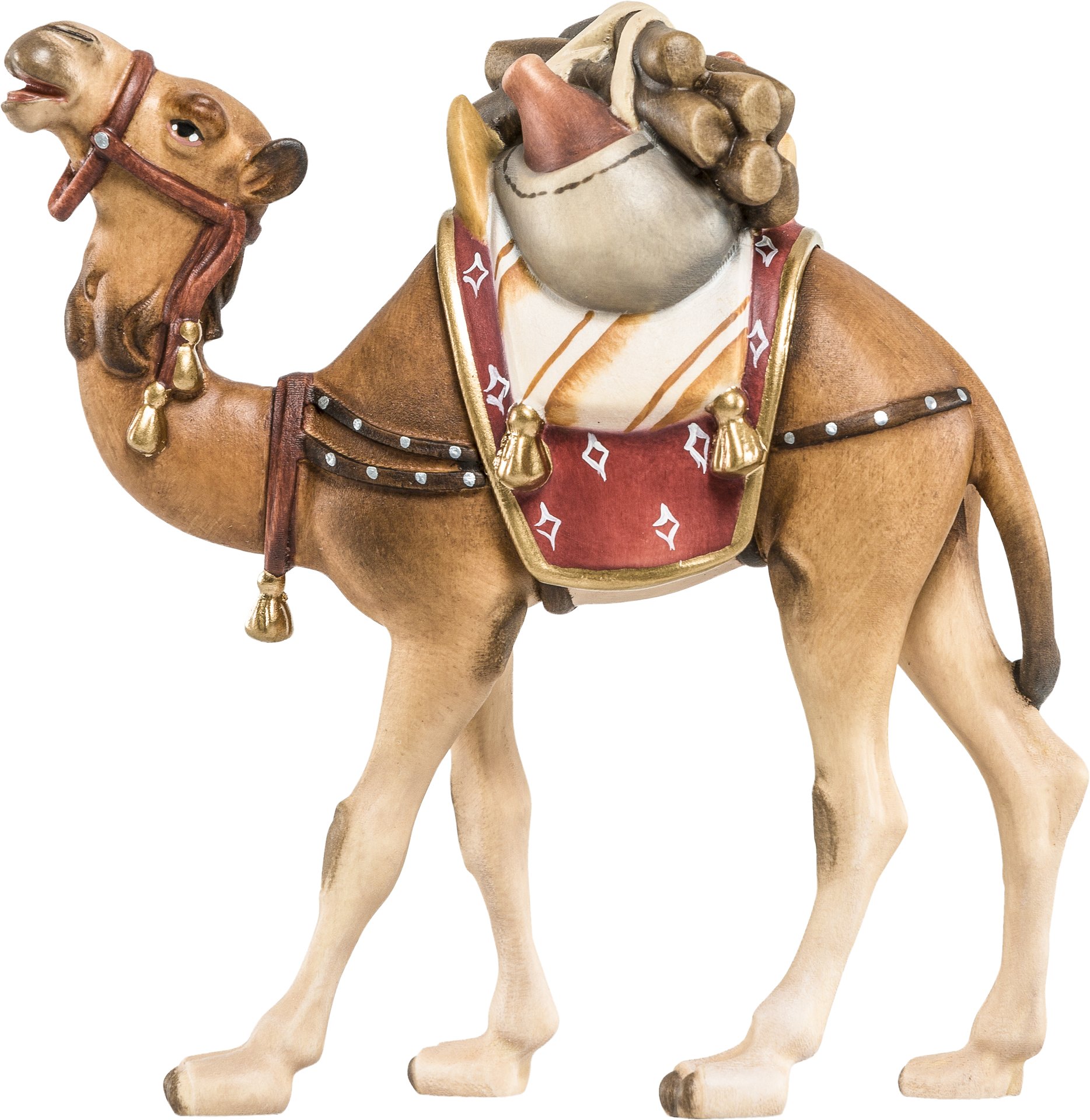 Kamel mit Gepäck - Lignoma-Krippe Alpenländisch