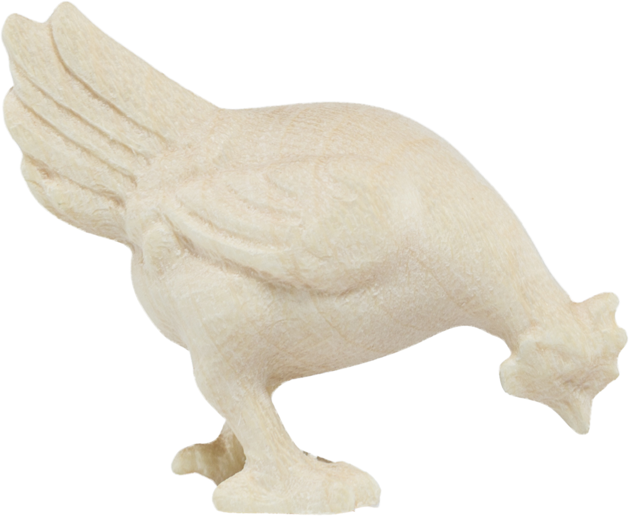 Henne pickend - Lignoma-Krippe Alpenländisch