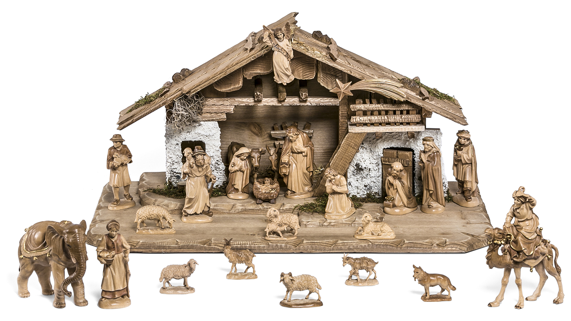 Set 25 pieces with stable
