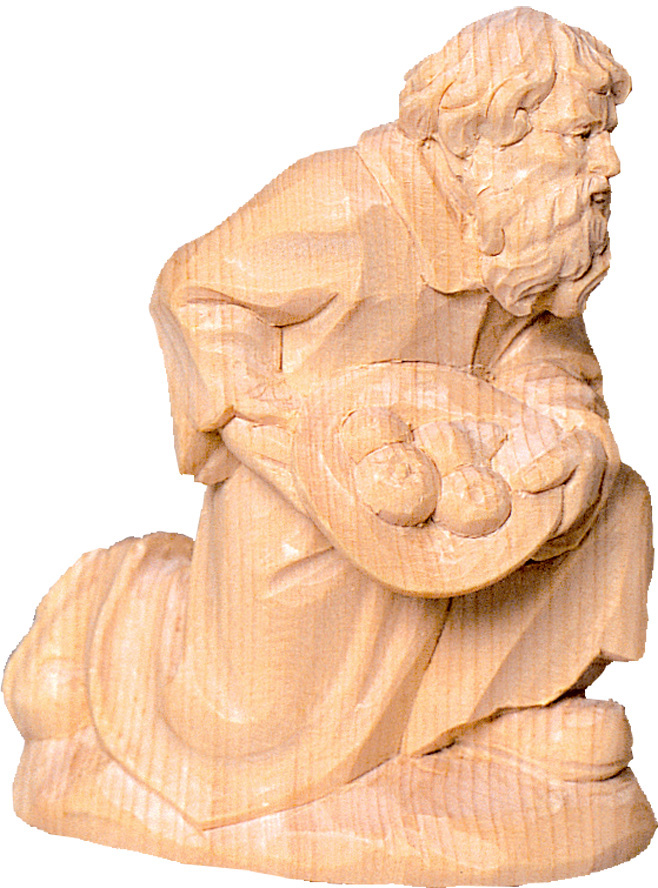 Shepherd with offering