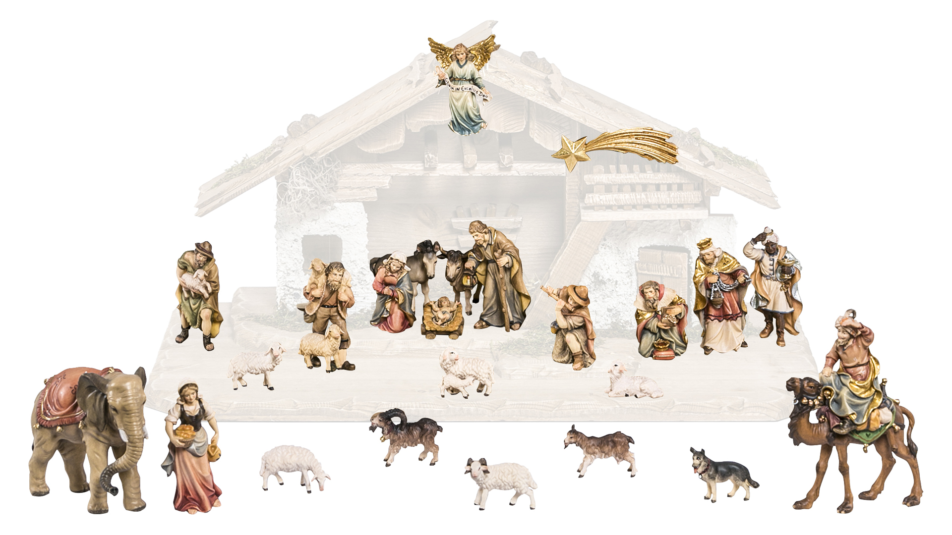 Krippenfiguren Set aus Holz » Jetzt bestellen