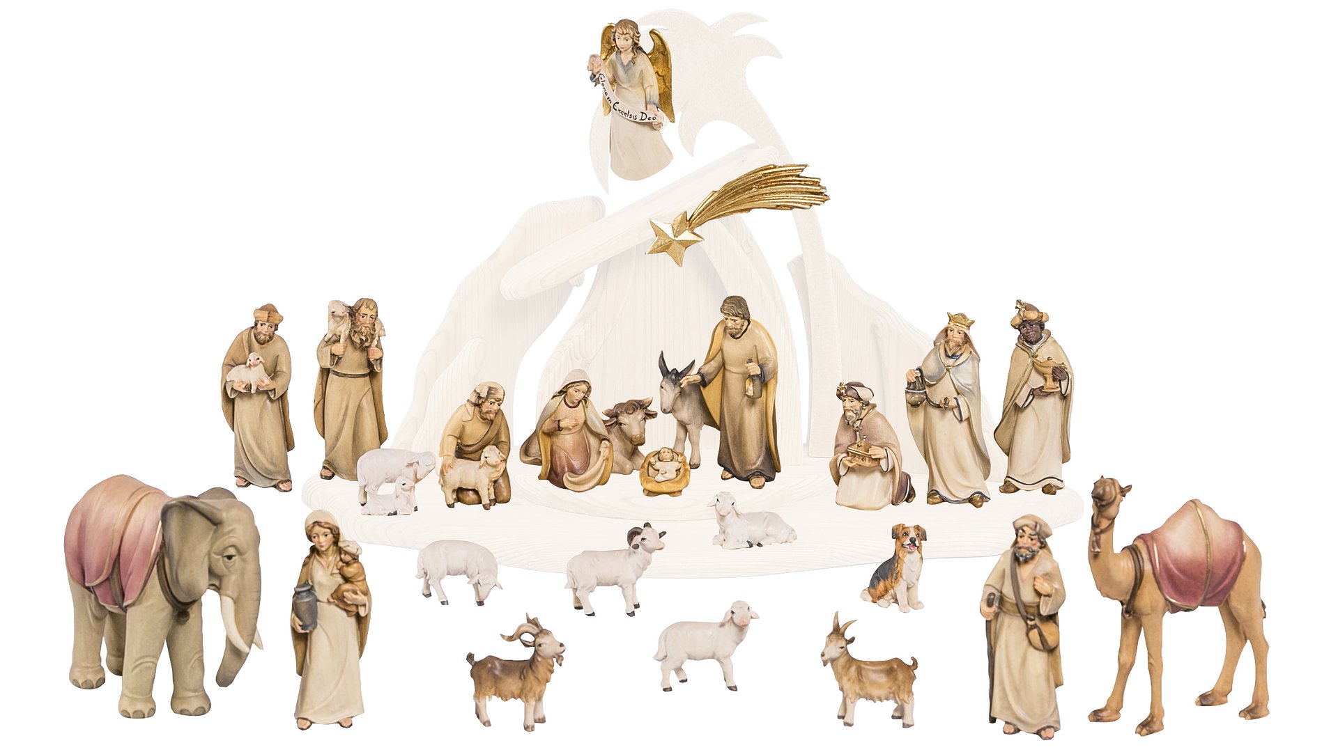 Krippenfiguren Set aus Holz » Jetzt bestellen