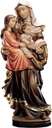 Heilige Anna - geschnitzte Holzfigur - ab 44
