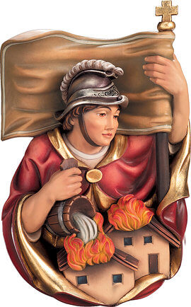 Heiliger Florian - geschnitzte Holzfigur - ab 22